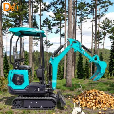 China 1.2 Ton Mini Excavator Small Crawler Digger Customized Color For Building Construction for sale