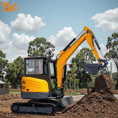 China Crawler Small Excavation Equipment Hydraulic Mini Digging Machine 1 Ton For Agricultural for sale