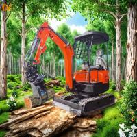 China 3 Ton Mini Excavator Machine Hydraulic Crawler Earth Moving Equipment 19KW 2250RPM for sale