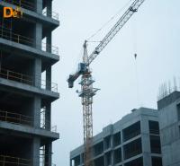 China 2022 Year Used Flat Top Tower Crane Zoomlion TC6013-8 60m Jib Length Cranes for sale