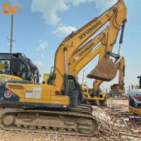 China Hyundai 225 Used Excavating Equipment Large Second Hand Construction Machinery Digger for sale