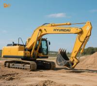 China 1900 RPM Used HYUNDAI Excavator Hyundai 210 Second Hand Digger Yellow Colour for sale