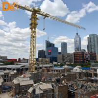 China Used XCMG 6515-10 Tower Crane Flat Top 10 Ton Crane For Building Construction for sale