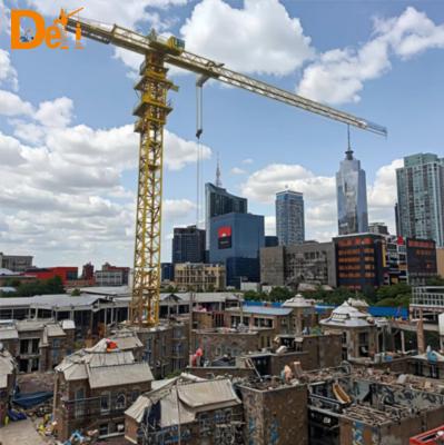 China Used XCMG 6515-10 Tower Crane Flat Top 10 Ton Crane For Building Construction for sale