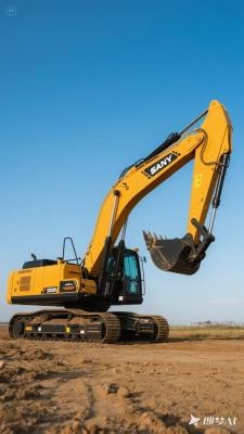 China Diesel Engine Used Sany Excavator SY55c Secondhand Construction Equipment Yellow Colour for sale