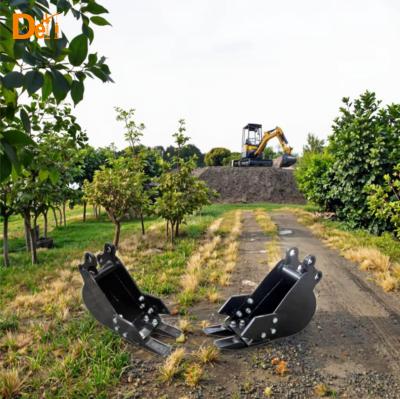 China Mini Excavator Parts Hydraulic Micro Digger Buckets For Renovation Construction for sale