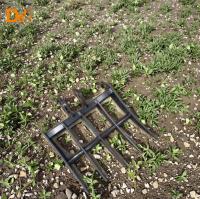 China 0.8T To 1.5T Excavator Parts Small Rake Attachment Agricultural Digger Rake for sale