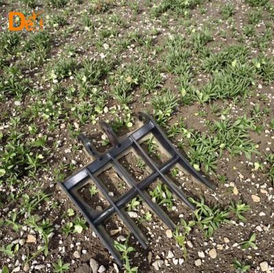 China 0.8T To 1.5T Excavator Parts Small Rake Attachment Agricultural Digger Rake for sale