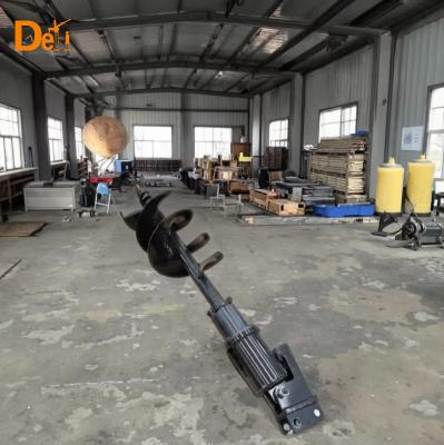 China Mini Excavator Crawler Digger Auger Accessories Spiral Drill For Construction for sale