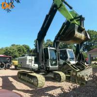 China ZOOMLION ZE135G Used Excavator Old Crawler Type Digger For Garden Farms for sale