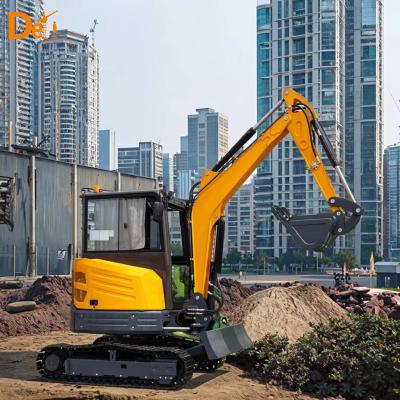 China Customized 3.5 Ton Mini Crawler Excavator Farm Home Use Multifunction Small Digger for sale