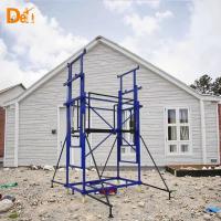 China 2-12m Electric Construction Elevator Lift Platform Folding Work Platforms 220V 240V for sale