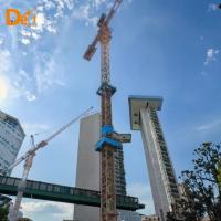 China Second Hand Tower 2019 XCMG 6015-8 8 Tons Tower Crane  Old Flat Top Construction for sale