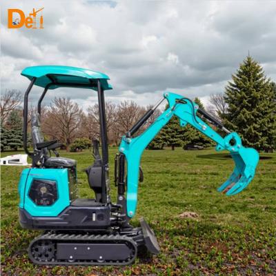 China Mini Crawler Excavator 1.2 Ton Small Digger For Building Construction for sale