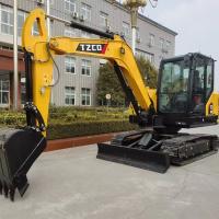 China Free Shipping Brand New Tzco Tz60 Mini Excavator 6ton High Quality Crawler Hydraulic Digger Engine Motor Machinery From China for sale