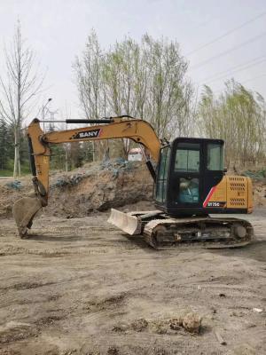 China Sany Sy75c PRO Sy55 Sy60 Sy26 Sy35 Mini Excavator Multifunction Used Chinese Brand Sunny Excavator Sany 75c Crawler Excavator for sale