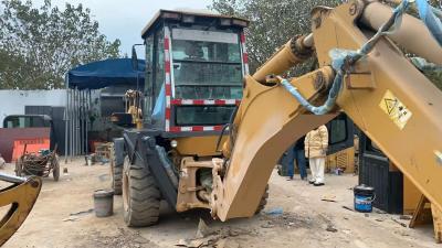 China Used Lingong Lgb680 Wheel Backhoe Loader Sdlg 680 8ton Excavating Loader Secondhand Mini Backhoe Loader for Sale for sale