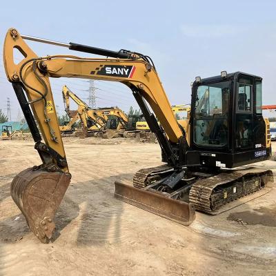 China Best Price Original China Sany Sy55 Small Excavator Perfect Performance Dedicated for Park Road Construction Global Shipping for sale