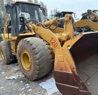 China Second Hand Front Loader Real  Cat966h Wheel Loader Payloader for sale