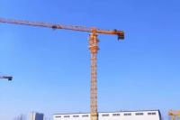 China The Used Qtz 100 6013 6t Independent Height 45m Tower Crane Zoomlion for sale