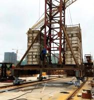 China Hot Sell Zoomlion The Second Used Walking Cranes Building Tower Crane Qtz100 4510 6t with CE for sale