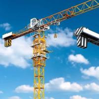 China Chinese Brand Used Tower Crane Zoomlion Tower Crane Wa7025 Truck 12 Tons Tower Crane for sale