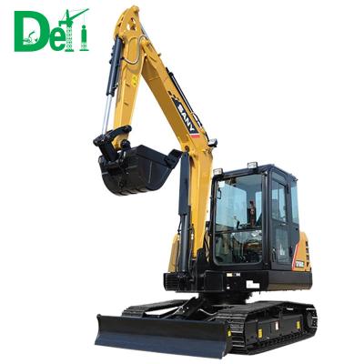 China High-Efficiency Sany Sy60 6 Ton Crawler Excavator Second Hand Machinery Excavator with Loader Attachment China Made Construction Equipment for sale