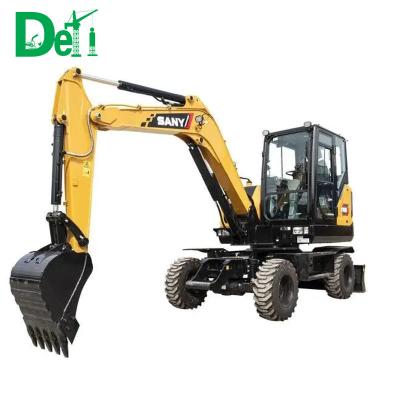 China Second Hand Sy60 Crawler Mini 6t Excavator Price Used Backhoe Digger for Landscaping for sale