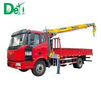 China Telescoping Arm HOWO Straight Knuckle Truck Mounted Boom Crane for Sale for sale