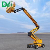 China Self-Propelled Articulating Trailer Lift Boom Lift Aerial Working Lifting Platform with AC Power Diesel Power or Battery Power for sale