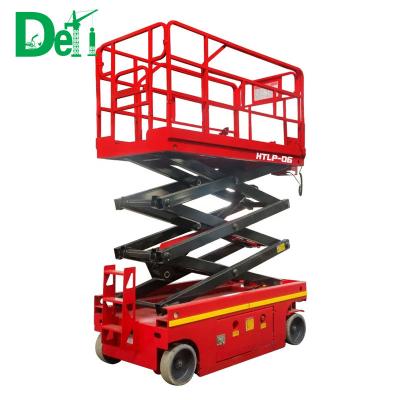 China Chinese Factory Lifting Equipment Electric Self Propelled Hydraulic Aerial Work Platform Scissor Lift Table Platform for sale
