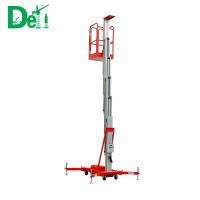 China Aluminum Mast Lift Platform Single Column Aerial Work Lift Platform for sale