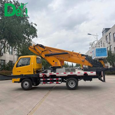 China High-Altitude Operation Truck Lifting People 32m Telescopic Boom Bucket Truck for Aerial Work Vehicle Lift Platform for sale