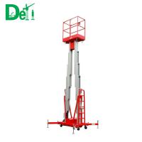 China Double Mast Aluminum Lift Telescopic Aluminum Aerial Work Platform for sale