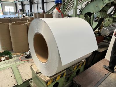 China AZ150 / AZM150 PPGL RAL9003 Pre Painted Galvalume Steel Sheet In Coils for sale