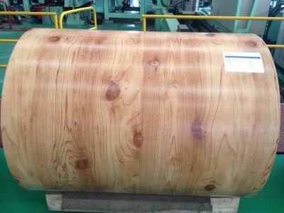 China 0.2mm Wood Printech Color Coated Coil Prepainted Steel Coils PPGI PPGL for sale