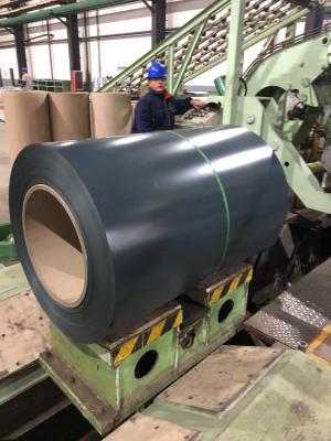 China AZ60 JIS G3302 PPGI Prepainted Steel Coil Aluzinc Steel Coils 650-1250mm for sale