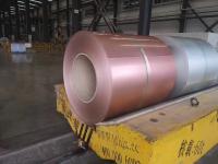 China Rose Golden AFP 55% ALU-ZINC Galvalume Steel Roll 0.6mm AZ60 Regular Spangle for sale
