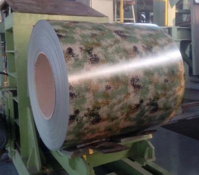 China PVC Film Regular Modify Polyester Prepainted Steel Coils Customized Patterns PPGL for sale