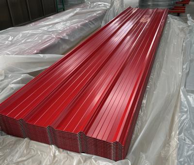 China RAL3005 Red Wine AZ150 G550 Corrugated Metal Cladding Sheets Roof Panels for sale