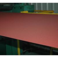 China 1.2mm wein-red Pre-finished PPGI Textured Matt Prepainted Galvanised color-coated Steel HDP Valspar for cladding for sale