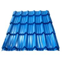 China RAL5005 Single Blue AZ100 Pre-Painted Galvalume Steel Metal Roof Tile Wall Cladding PPGL Color Coated Aluzinc Steel for sale