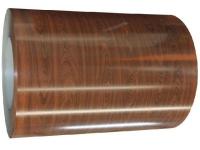China PVDF Coil Coating Color Coated Aluminum Coil Wood Grain 5052 5754 8011 for sale