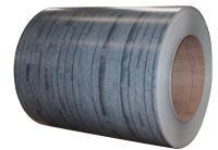 China 508/610mm Wood Grain Color Coated Aluminum Coil 1100 1060 8011 for sale