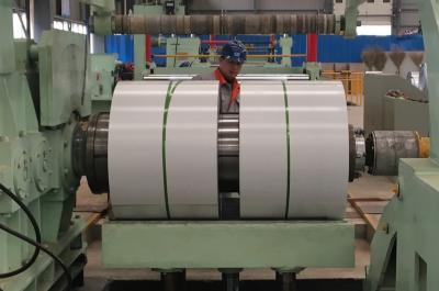 China RAL9003 White Galvalume Steel Strips Slitted Coil Regular Modified Polyester Paint for sale