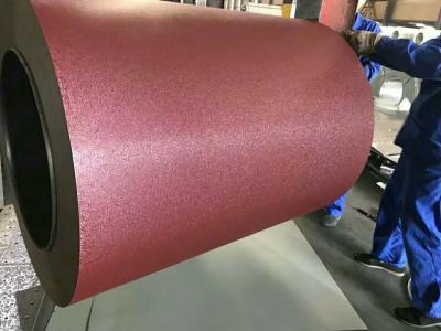 China Beckers DJ247 Matt Textured Colour Coated Steel Coils AZ80 Pre Painted Galvalume Steel for sale