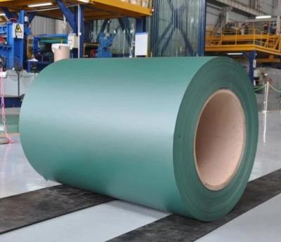 China AZ100 Textured Matt Color Coated Steel Coils Super HDP Paint for sale