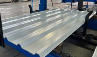 China Trapezoidal Galvalume Corrugated Metal Roof Panels 0.45mm TCT for sale