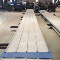 China Single Panel RAL9002 Off White/White Grey Color Tile Metal Roof Panels Trapezoidal Corrugated Sheet 0.45mm TCT for sale