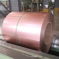 China 1200mm AZ120 GL Galvalume 55% ALU ZINC Coils Rose Golden Anti Finger Print for sale
